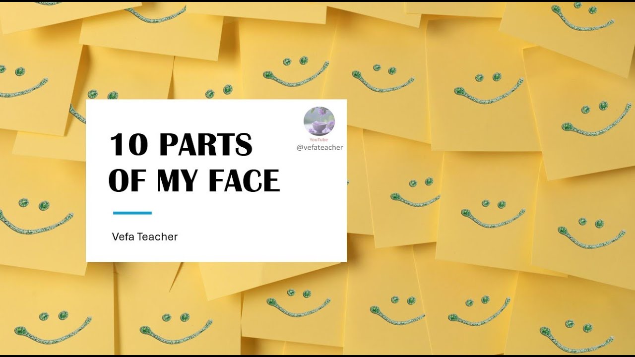 5. Learning 10 Parts of My Face || A1 English Level || VefaTeacher ...