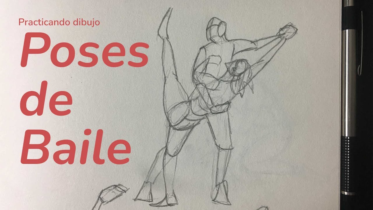 Dibujando poses de baile - Gesture drawing - YouTube