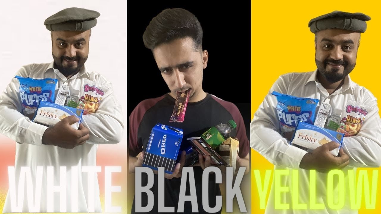 EATING ONLY ONE COLOR FOOD FOR 24 HOURS - YouTube