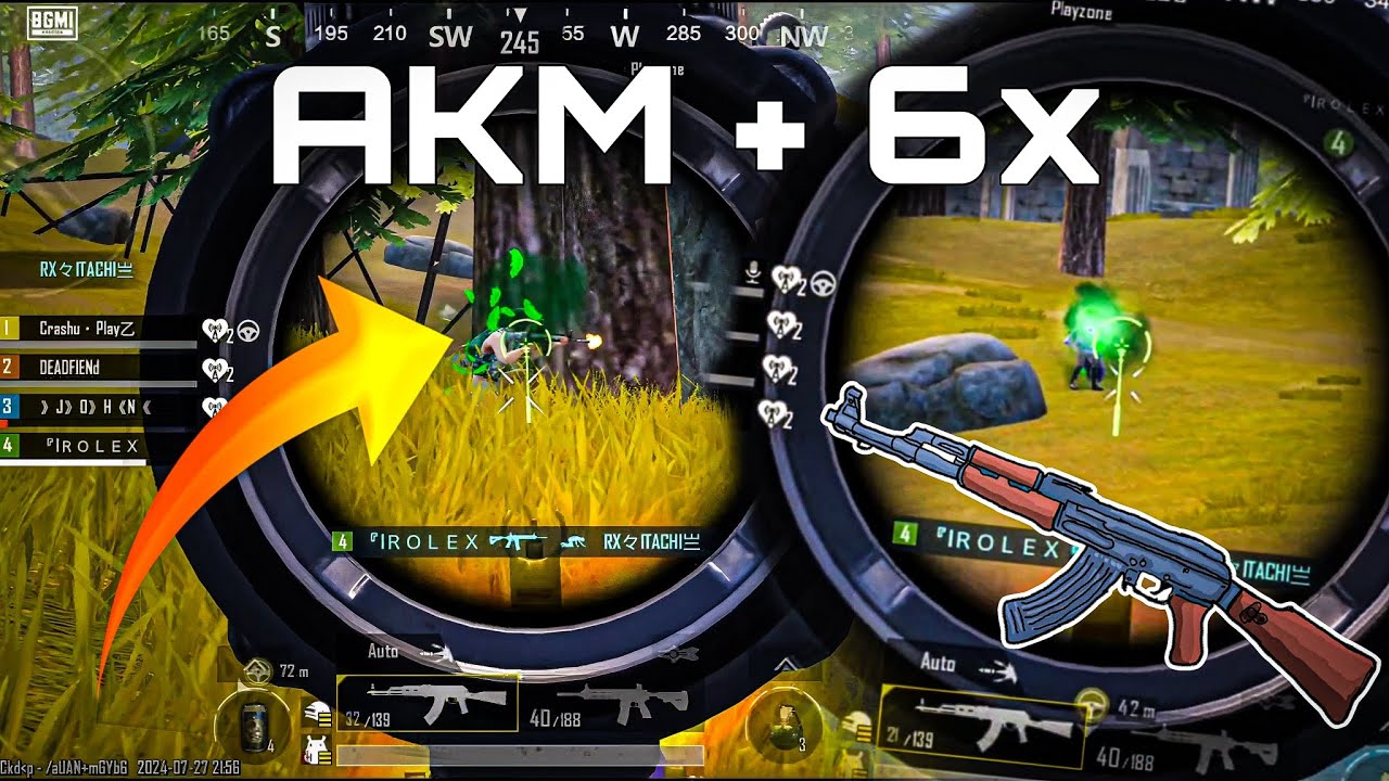 AKM WITH 3X SPRAY ☠️ | BGMI GAMEPLAY | DEADFIEND GAMING - YouTube