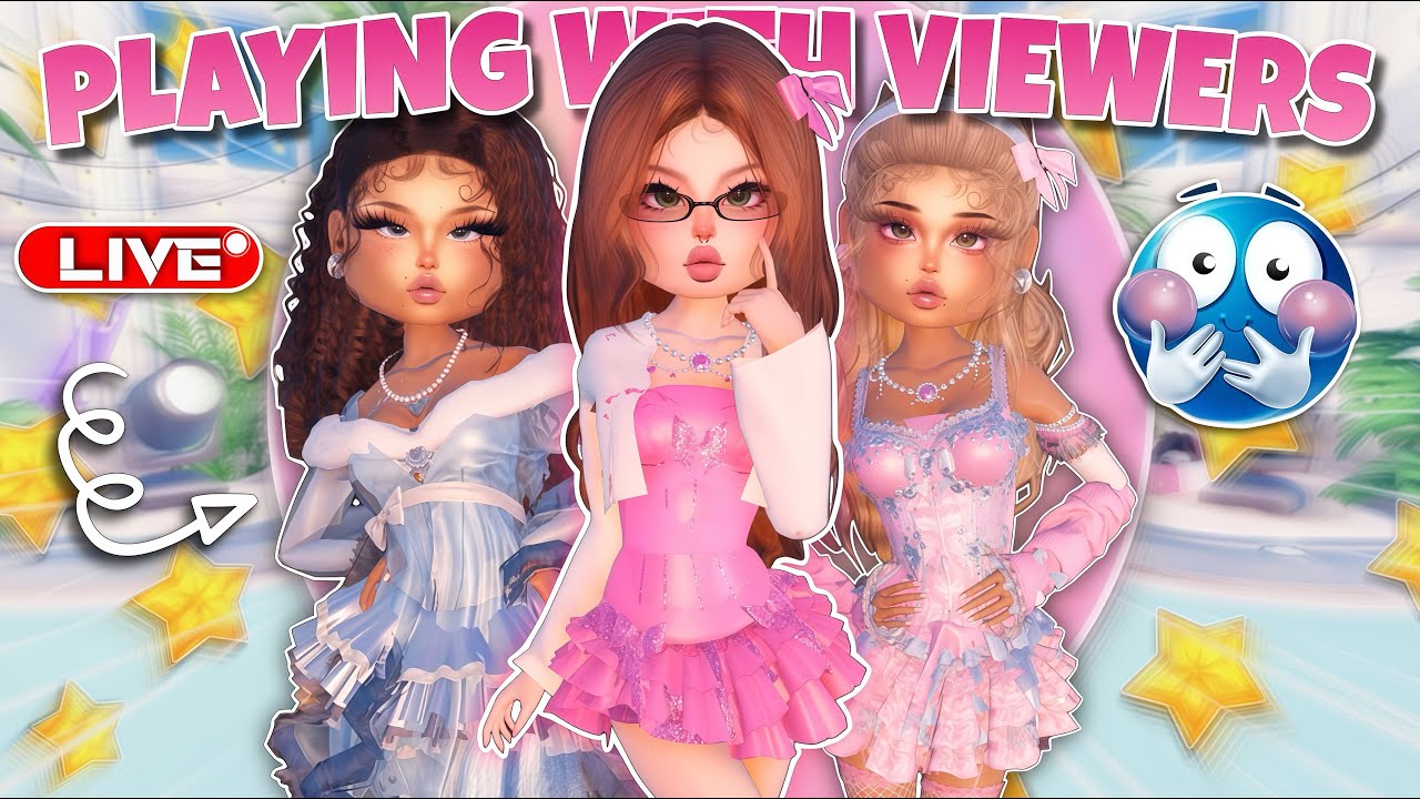 PLAYING DRESS TO IMPRESS AND DOING CHALLENGES WITH VIEWERS!!! (ROBLOX ...