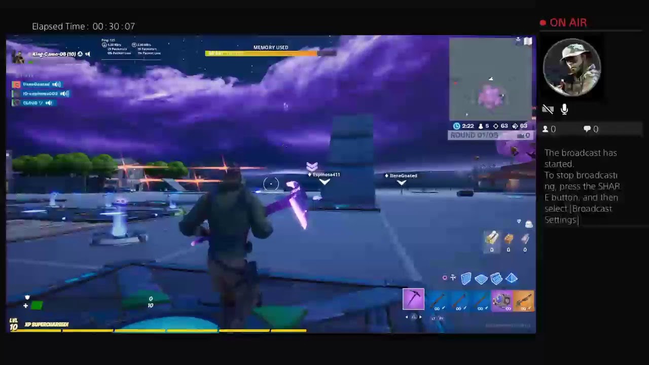 Fortnite session 1 chapter 2 tricking and more???? - YouTube