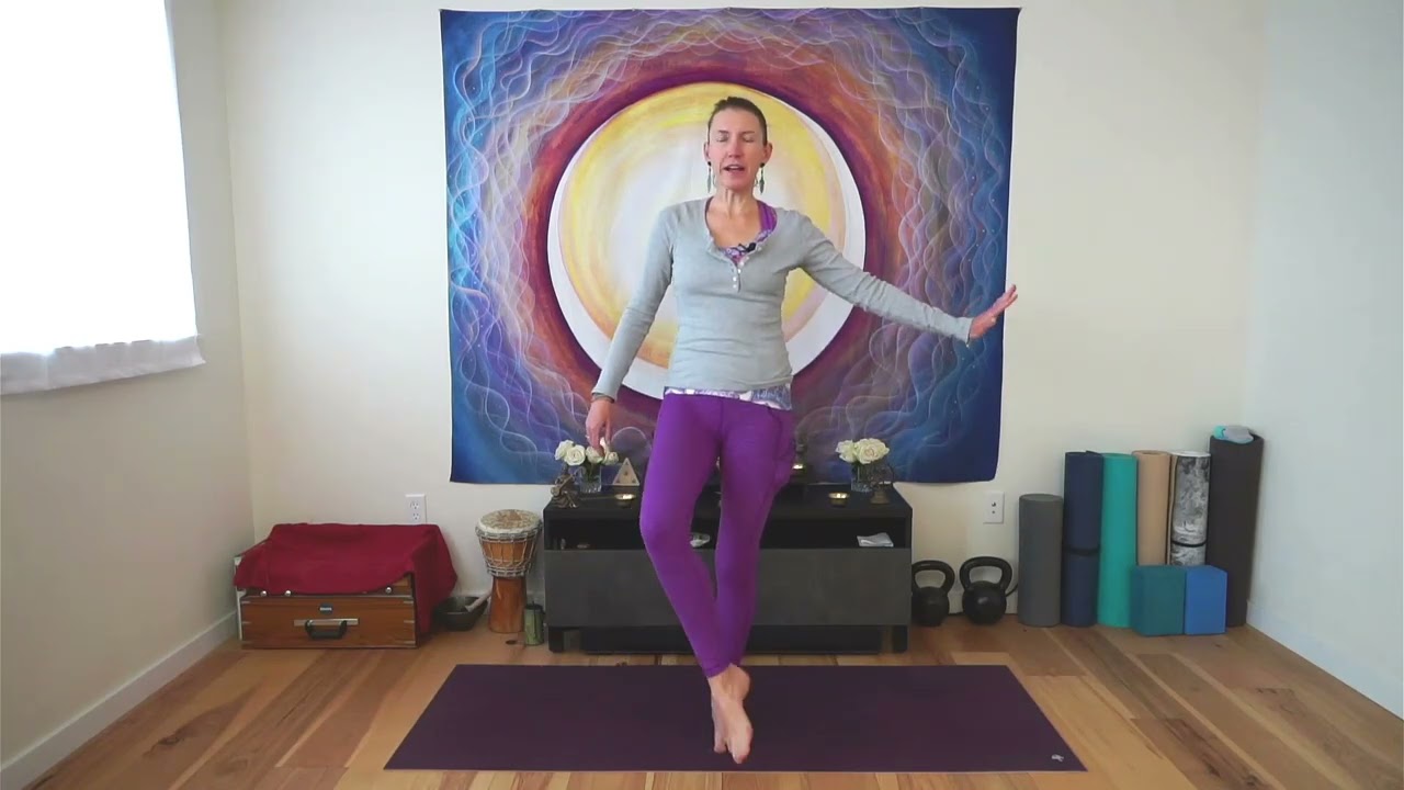 MOVE STAGNANT ENERGY - Vigorous yoga sadhana - YouTube