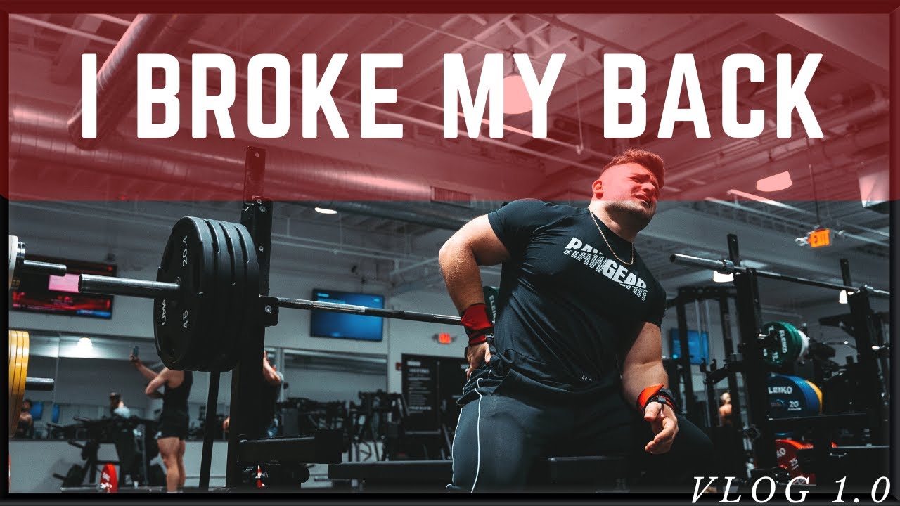 I broke my back - YouTube