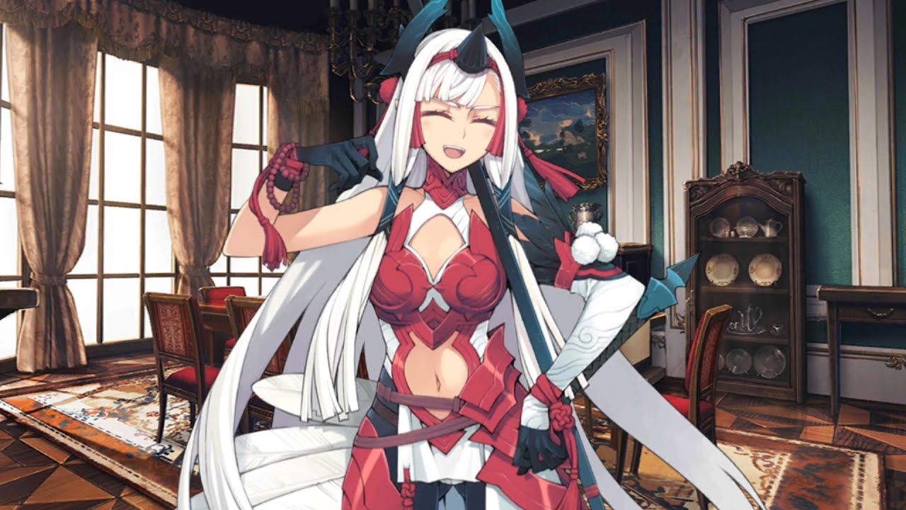 Fate/Grand Order - Kiichi Hogen Bond Level Dialogue - YouTube