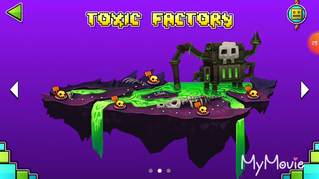 Géométrie dash world jeu complet - YouTube