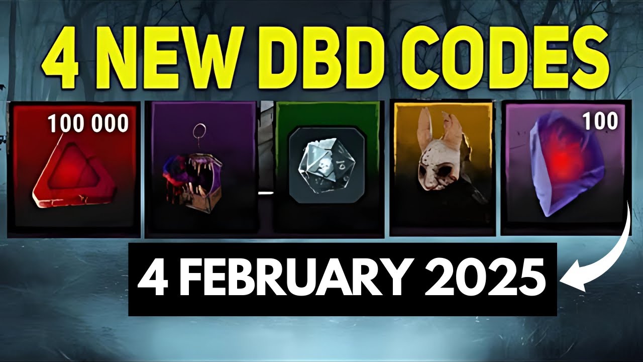 DEAD BY DAYLIGHT CODES FEBRUARY 2025 (NEW WORKING CODES)DBD REDEEM CODES FOR FREE BLOODPOINTS ...