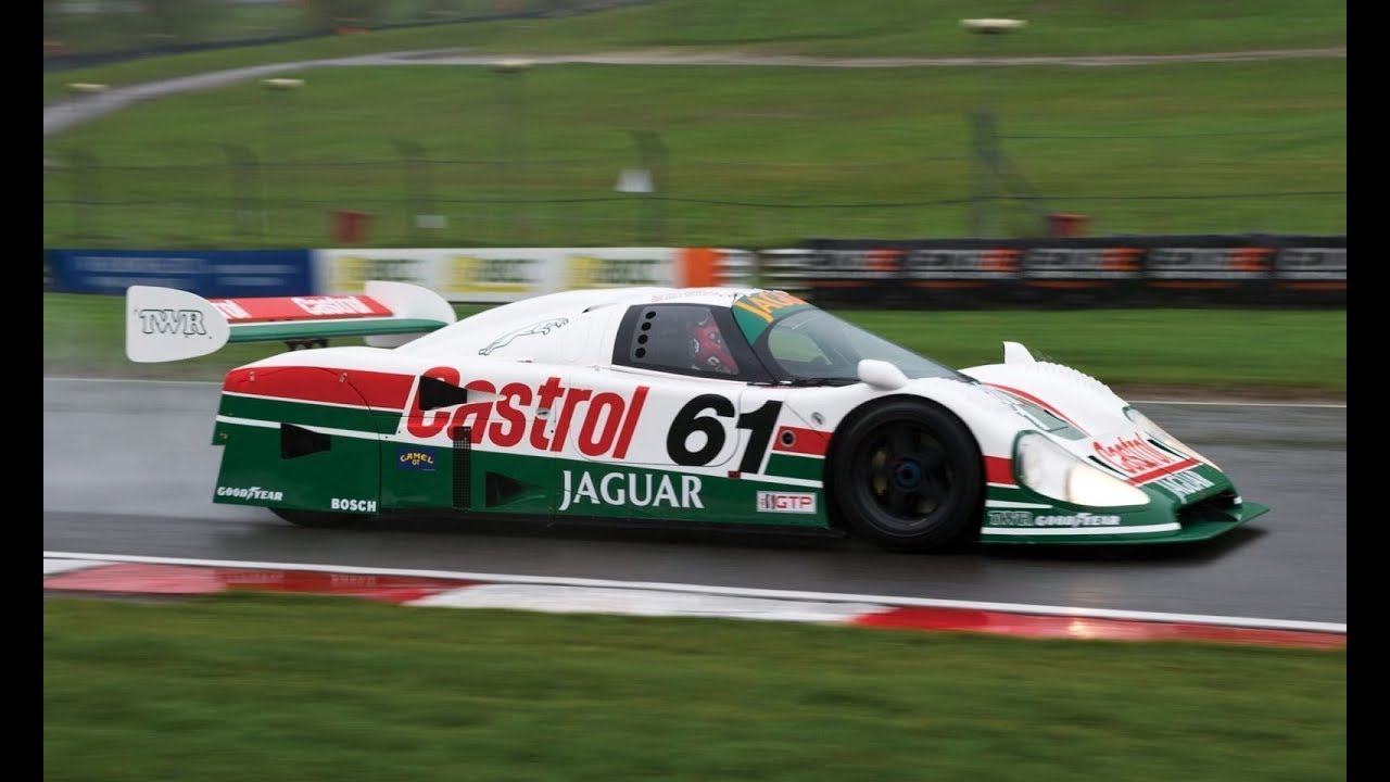 1988 Jaguar XJR 9 versus Pro AI at Sebring Night Race (POV) - YouTube