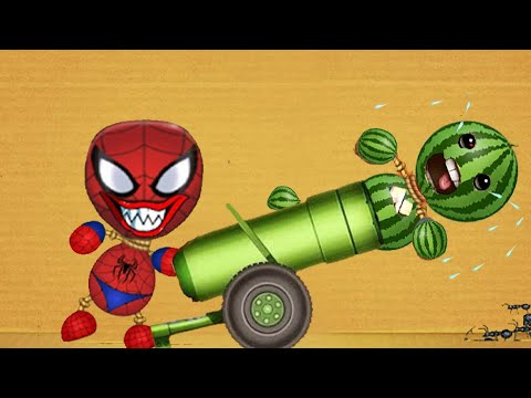 BIG GUN vs WATERMELON Buddy | Kick The Buddy - YouTube