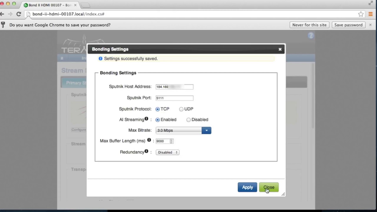 Bond Configuring to Sputnik - Teradek - Sematron Italia - YouTube