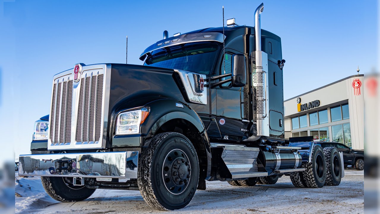 BLACKOUT 2025 KENWORTH W990 TRACTOR THE KENWORTH GUY - YouTube