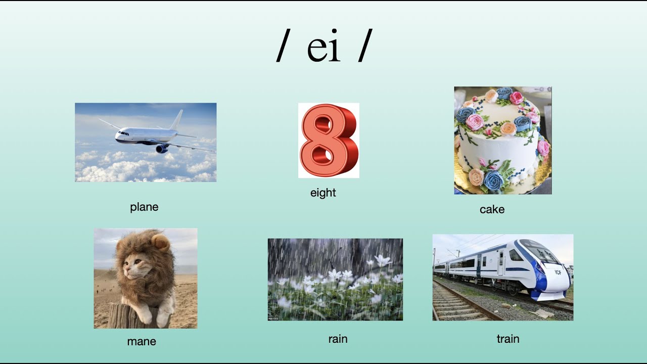 / ei /, / ai / English Phonetics, English Pronunciation Practice - YouTube
