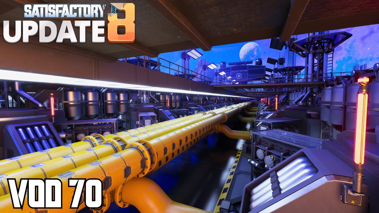 1,004 Fuel Gens on the Super Star Destroyer Power Plant | Satisfactory U8 - VOD 70 - YouTube
