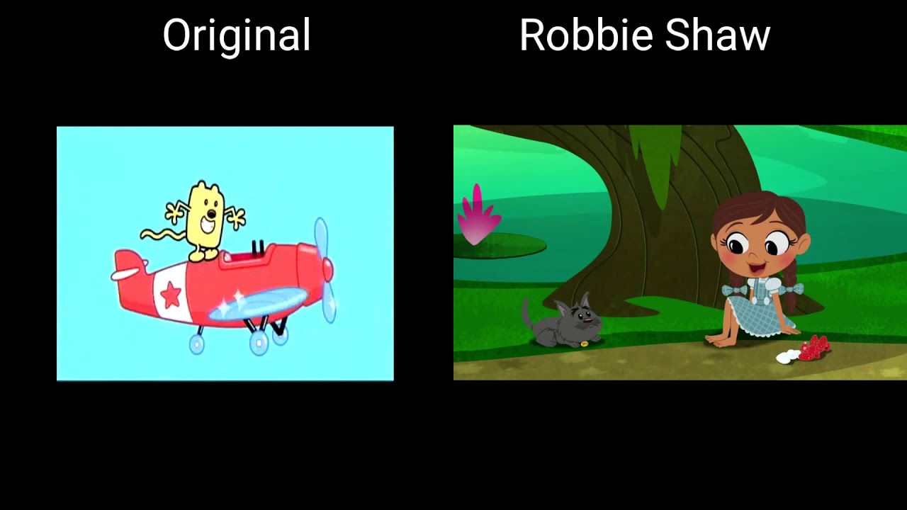 Wow! Wow! Wubbzy! - Wake Up Comparison Original VS Robbie Shaw - YouTube