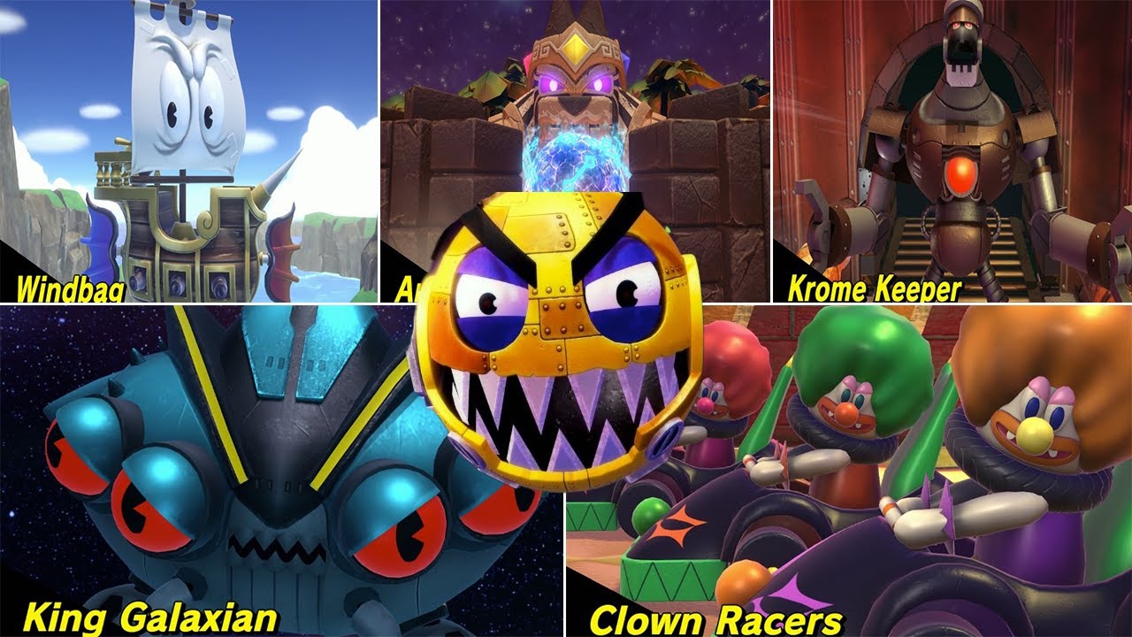 باك مان وورلد ريباك - جميع الرؤساء&Pac-Man World Ryback - All Bosses ...