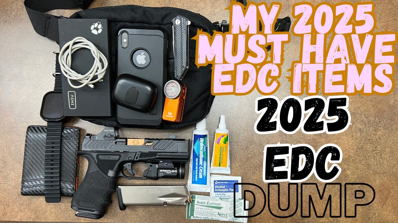 MY 2025 EDC DUMP! 🔥 Must-Have Everyday Carry Gear You NEED! #edc #2025 ...