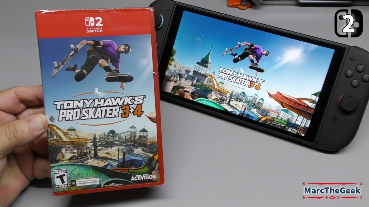 Tony Hawk's Pro Skater 3 + 4 BS! Unboxing & Gameplay on Nintendo Switch ...