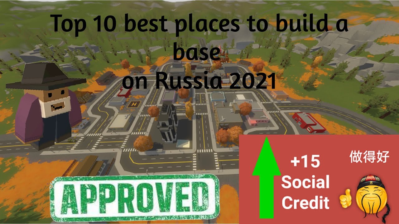 Unturned:Top 10 best locations to build a base in Russia 2021 - YouTube