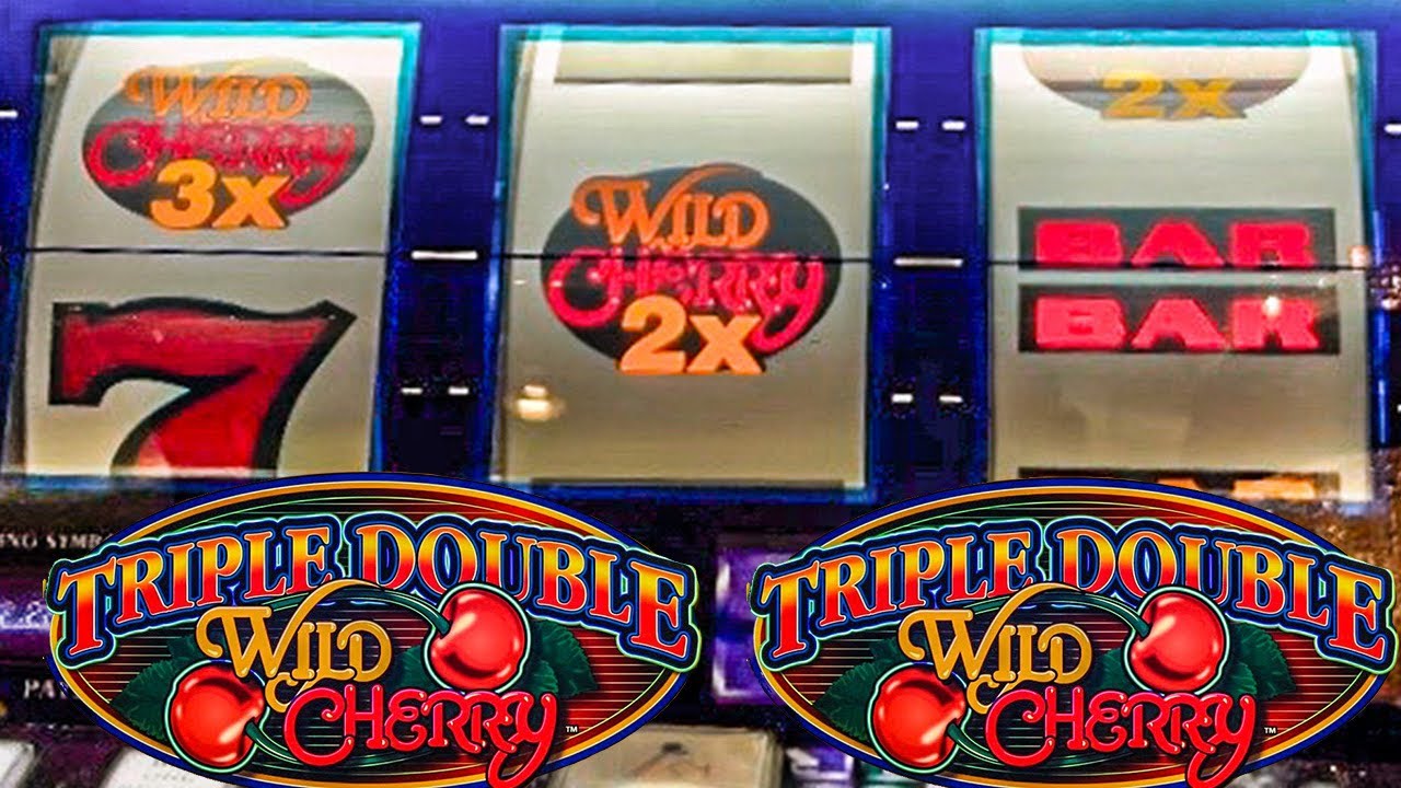 Old School Triple Double Wild Cherry Classic 3 Reel Slot - YouTube