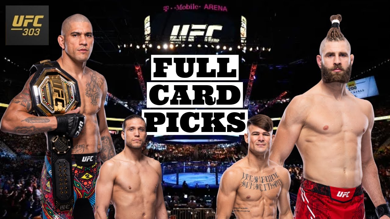 Full Card Predictions UFC 303: Pereira vs. Procházka 2 - YouTube