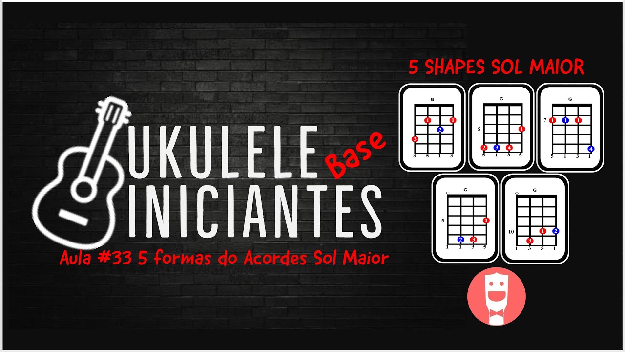 5 formas de fazer acorde de SOL MAIOR no Ukulele [AULA 33] - YouTube