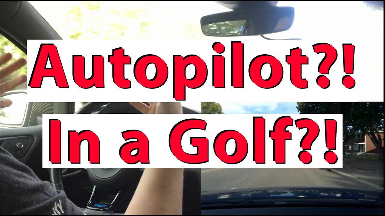 Comma ai's OpenPilot, running on a Comma 2 in a 2019 Golf R. - YouTube