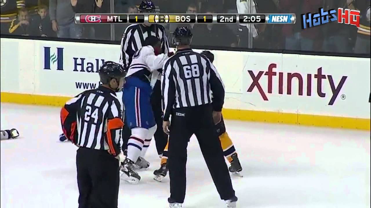 PK Subban Vs Brad Marchand - 27/10/2011 - YouTube