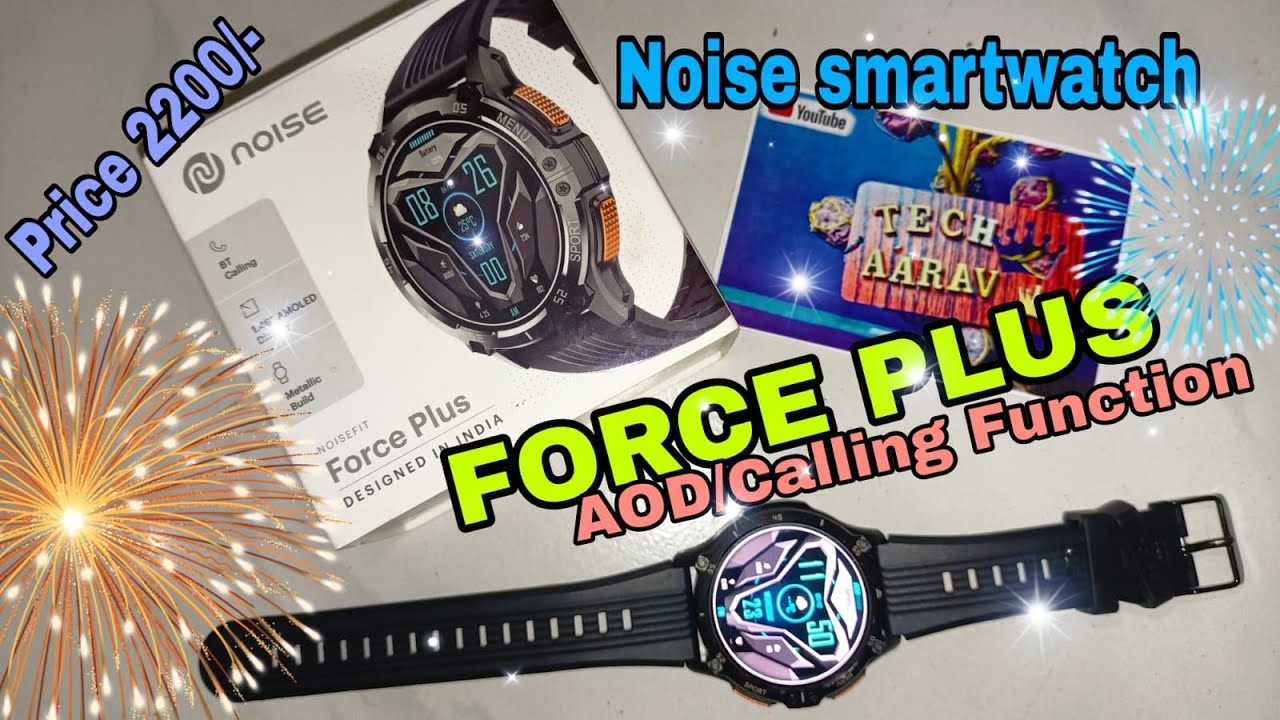 NOISE FORCE PLUS SMARTWATCH 1.46" AMOLED Alway-ON Display with Calling ...