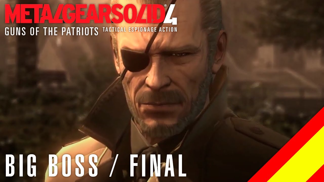 METAL GEAR SOLID 4 - Big Boss / Final (Castellano) #60 #metalgearsolid4 ...