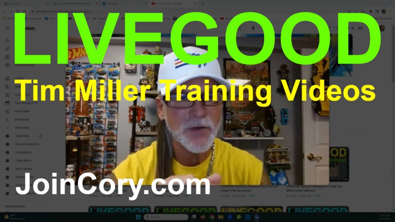 LIVEGOOD Where To Find Diamond Tim Miller Training Meetings - YouTube