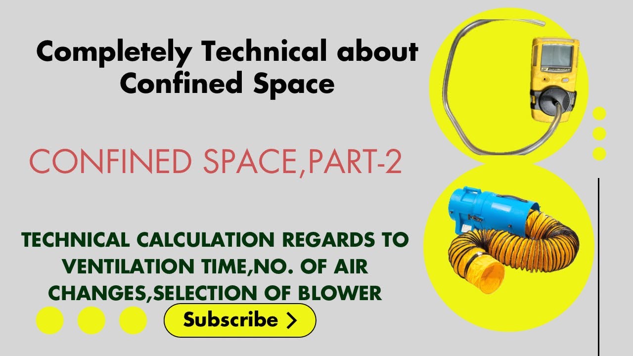 Technical Calculations of Confined space|| Ventilation Plan ...