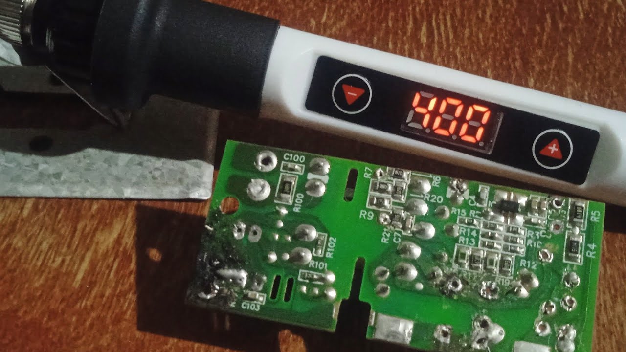 ВЫПАЕВАЕМ С ПЛАТЫ ДИОДЫ: НОВЫМ ПАЯЛЬНИКОМ - YouTube