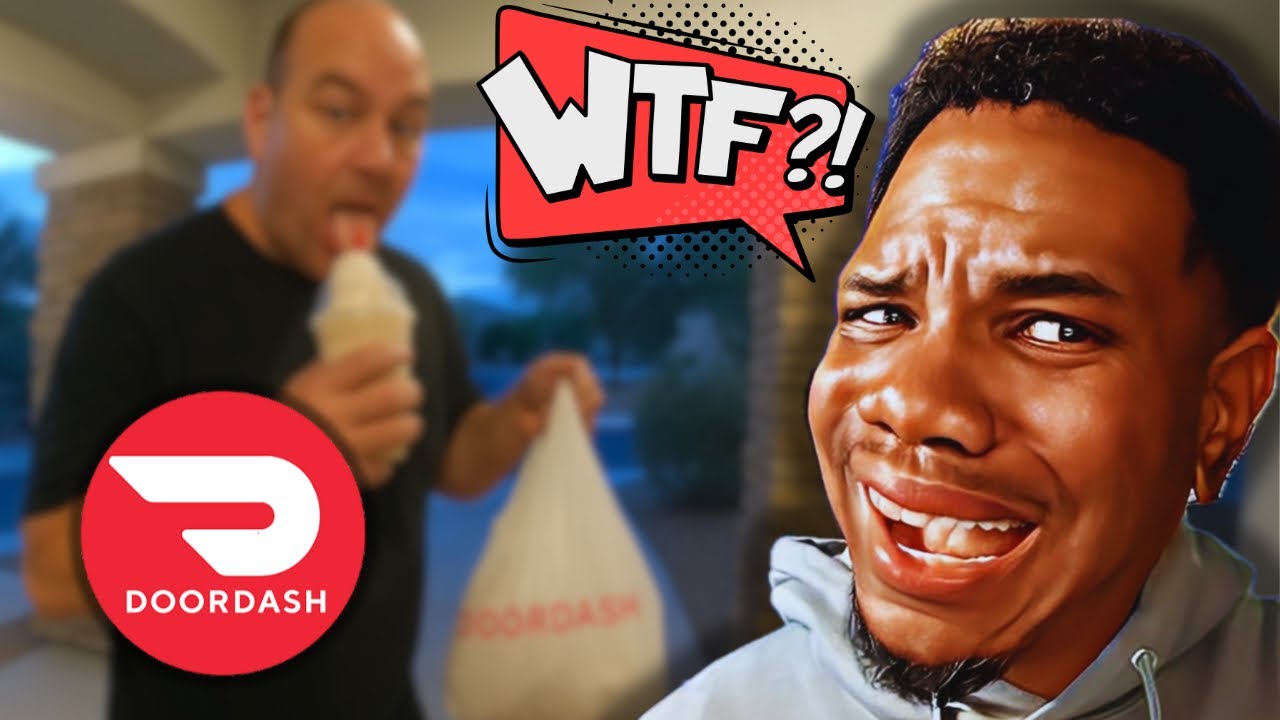 DoorDash driver LICKS customer's milkshake.. WTF - YouTube