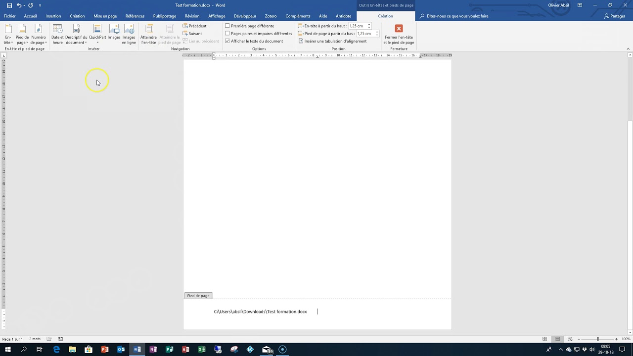 word-astuce-chemin-de-fichier - YouTube
