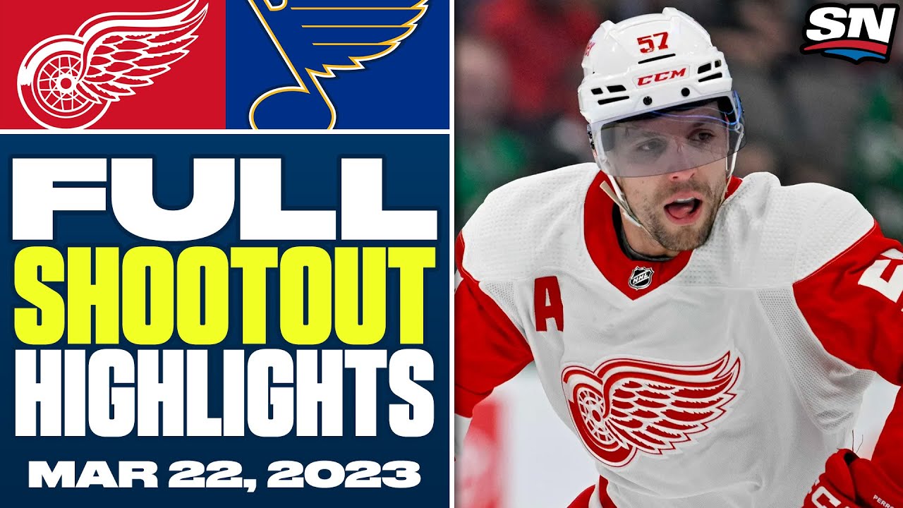 Detroit Red Wings vs. St. Louis Blues | FULL Shootout Highlights ...
