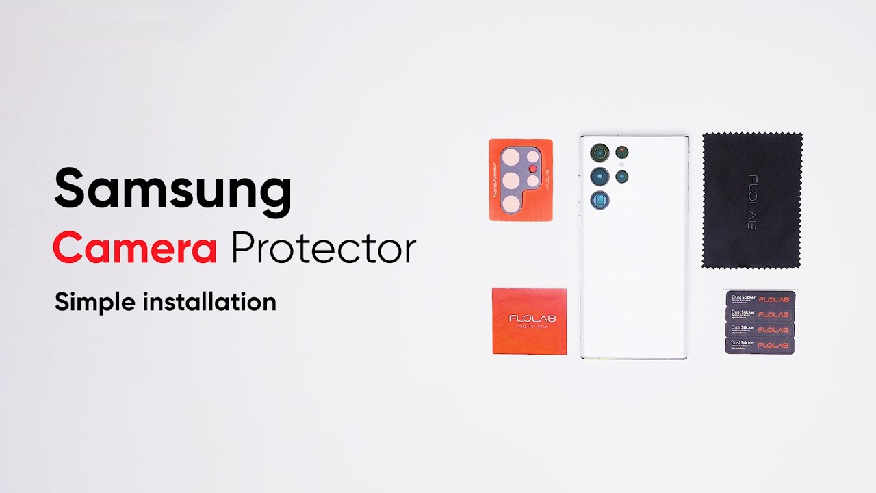 Flolab Samsung Galaxy Camera Protector: Step-By-Step Easy Installation ...