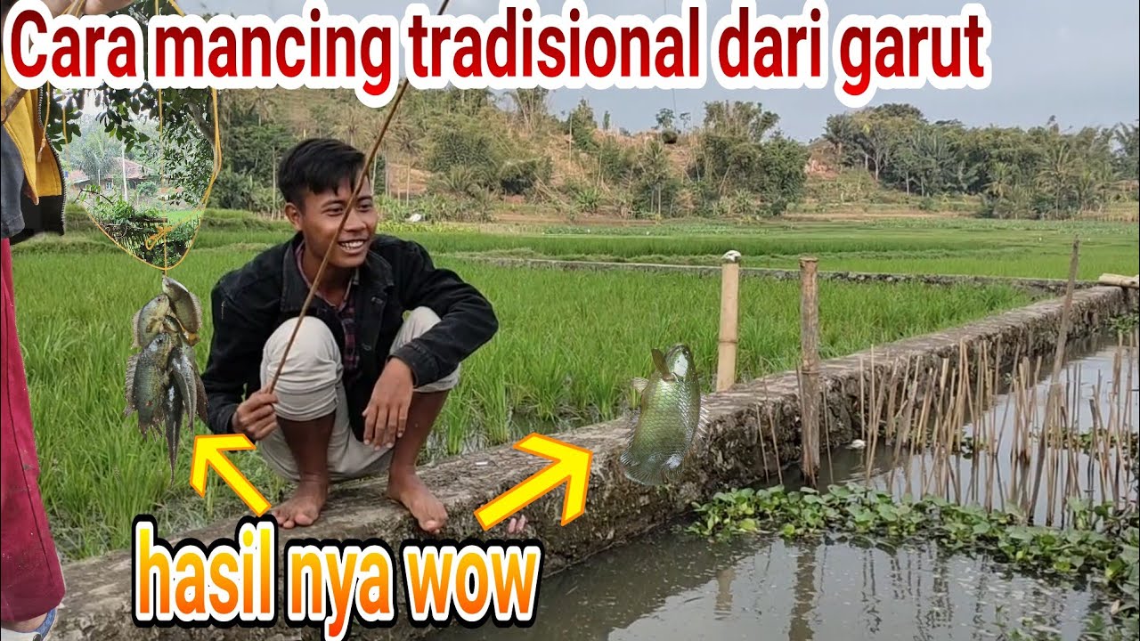 Cara mancing tradisional - YouTube