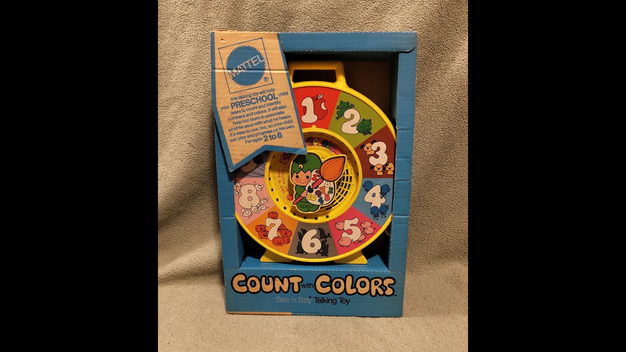 1971 Count with Colors See 'N Say - YouTube