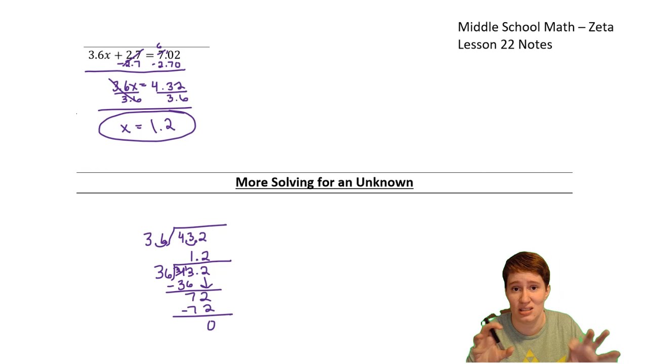 KStevMath Zeta Math U See More Solving For An Unknown Lesson 22 kstevmath-zeta-math-u-see-more-solving-for-an-unknown-lesson-22