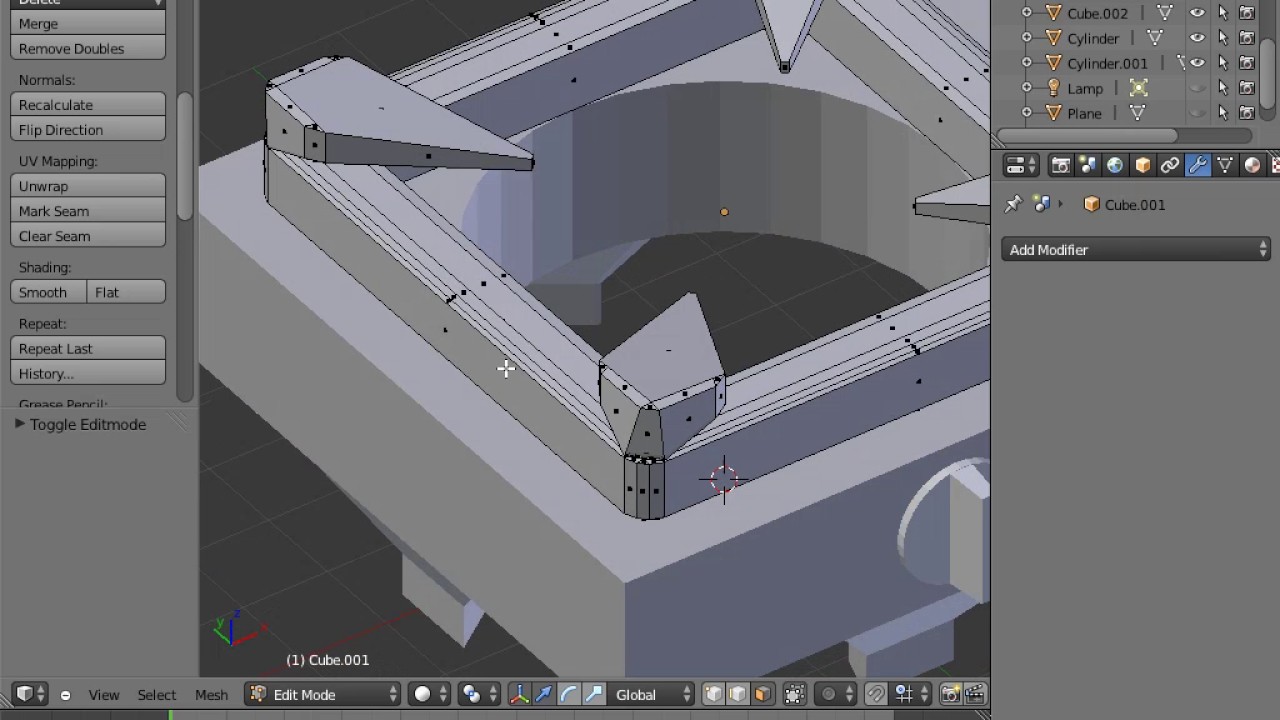 blender modeling gas stove tutorial #007 - YouTube