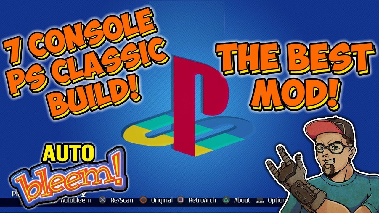 PlayStation Classic 7 Consoles In 1 AutoBleem Mod Build 108 PSX Games ...