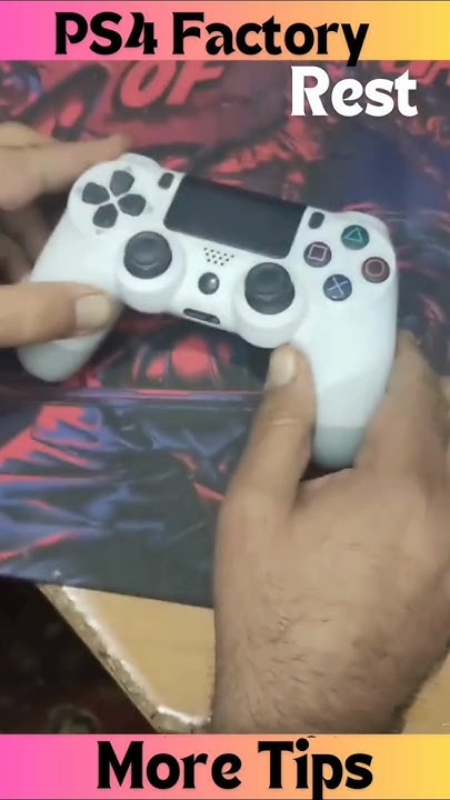 RESET Your PS4 Dualshock Controller to FACTORY Settings - YouTube