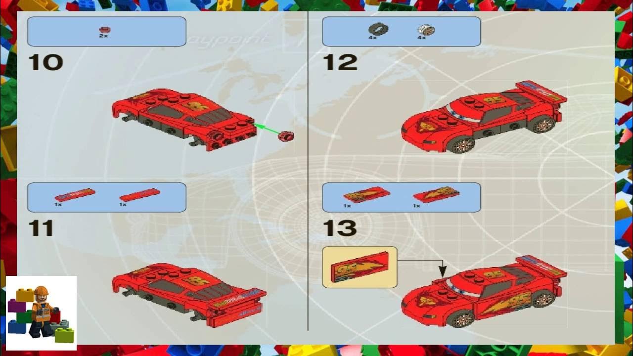 LEGO Instructions - Cars ™ - Tokyo International Circuit - 8679 (Book 1 ...