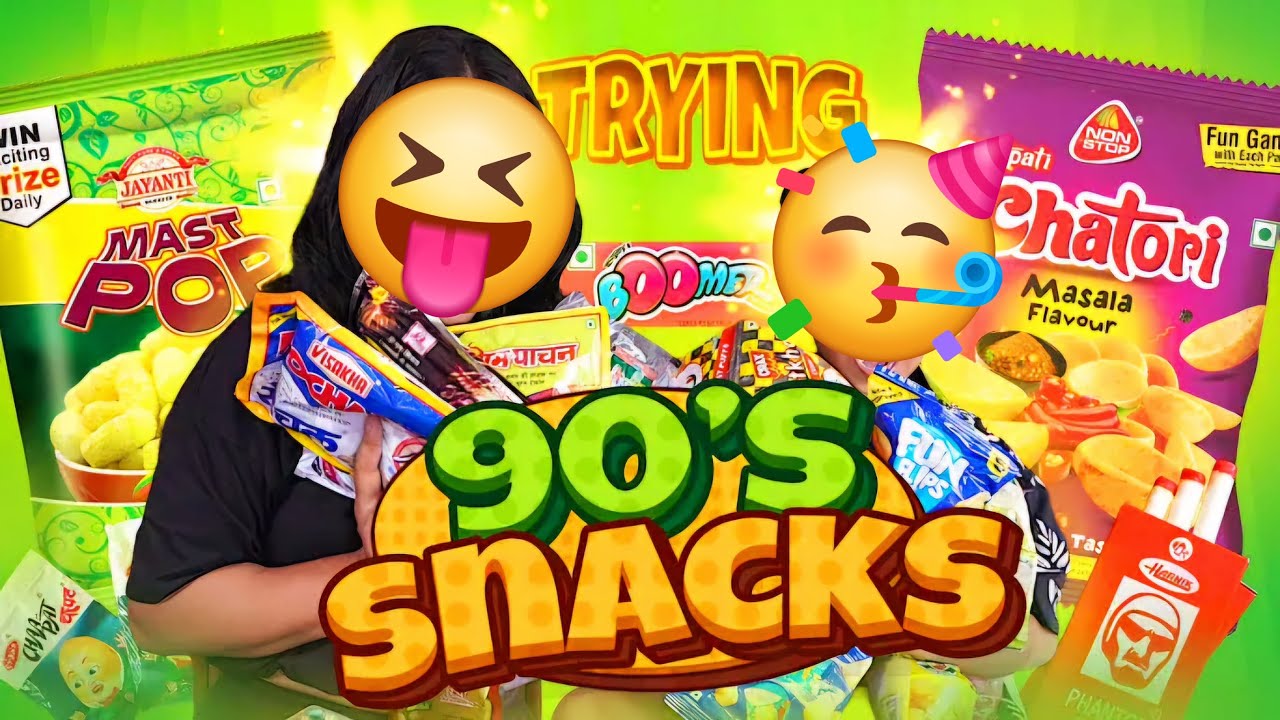 90s Popular Snacks | Childhood Memories | The Nostalgia | Bachpan Ki ...