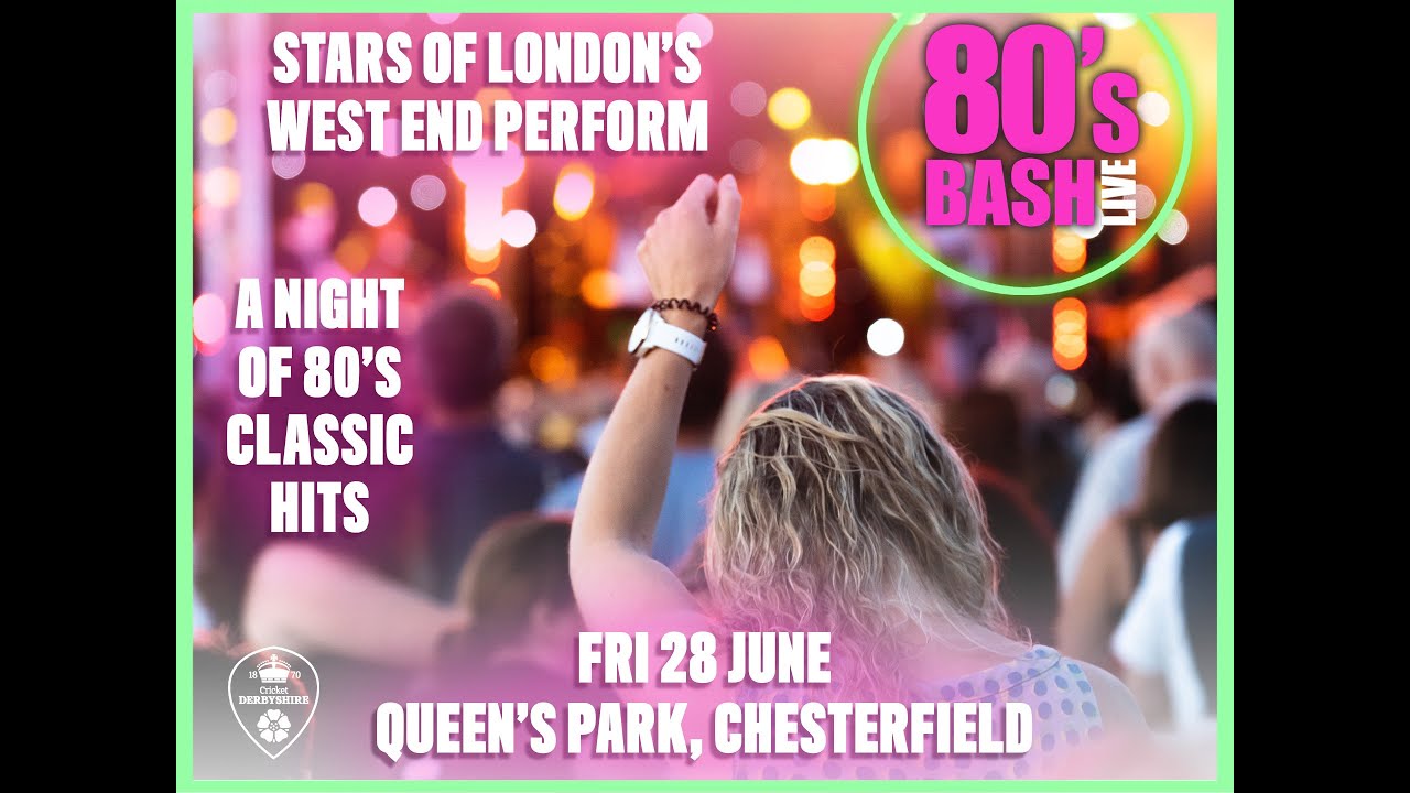 80's Bash live at Queen's Park, Chesterfield - YouTube