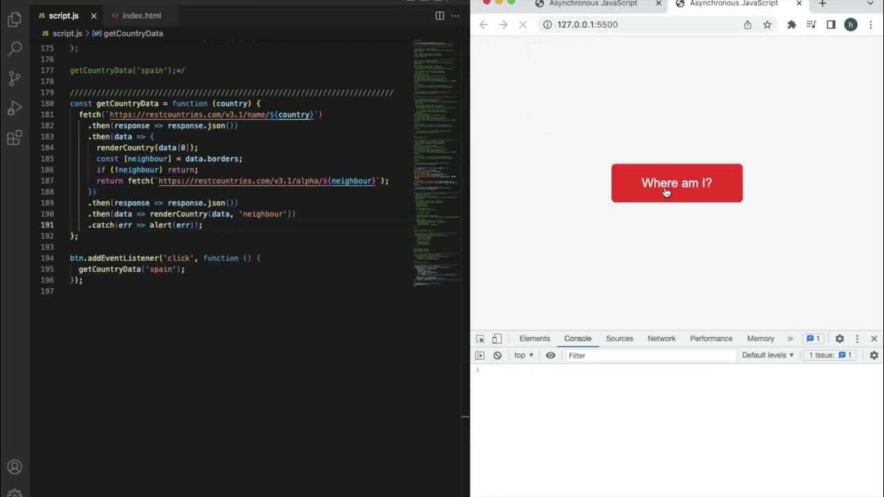 Handling Rejected Promises - JavaScript - YouTube