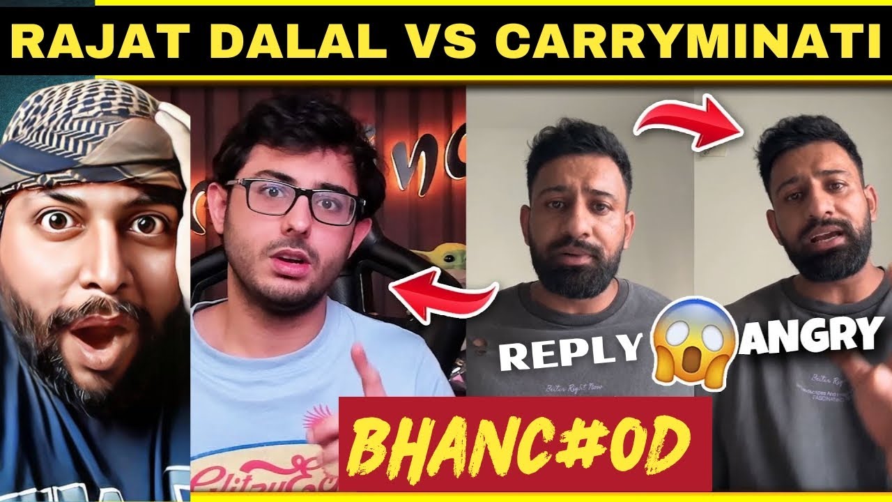 RAJAT DALAL VS CARRYMINATI | CARRYMINATI ROAST VIDEO | ANDREW TATE ...
