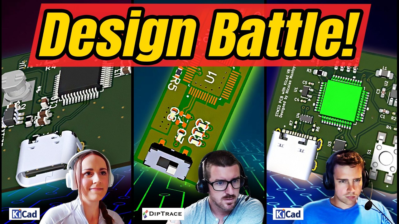 3 engineers race to design a PCB in 2 hours | Design Battle - YouTube