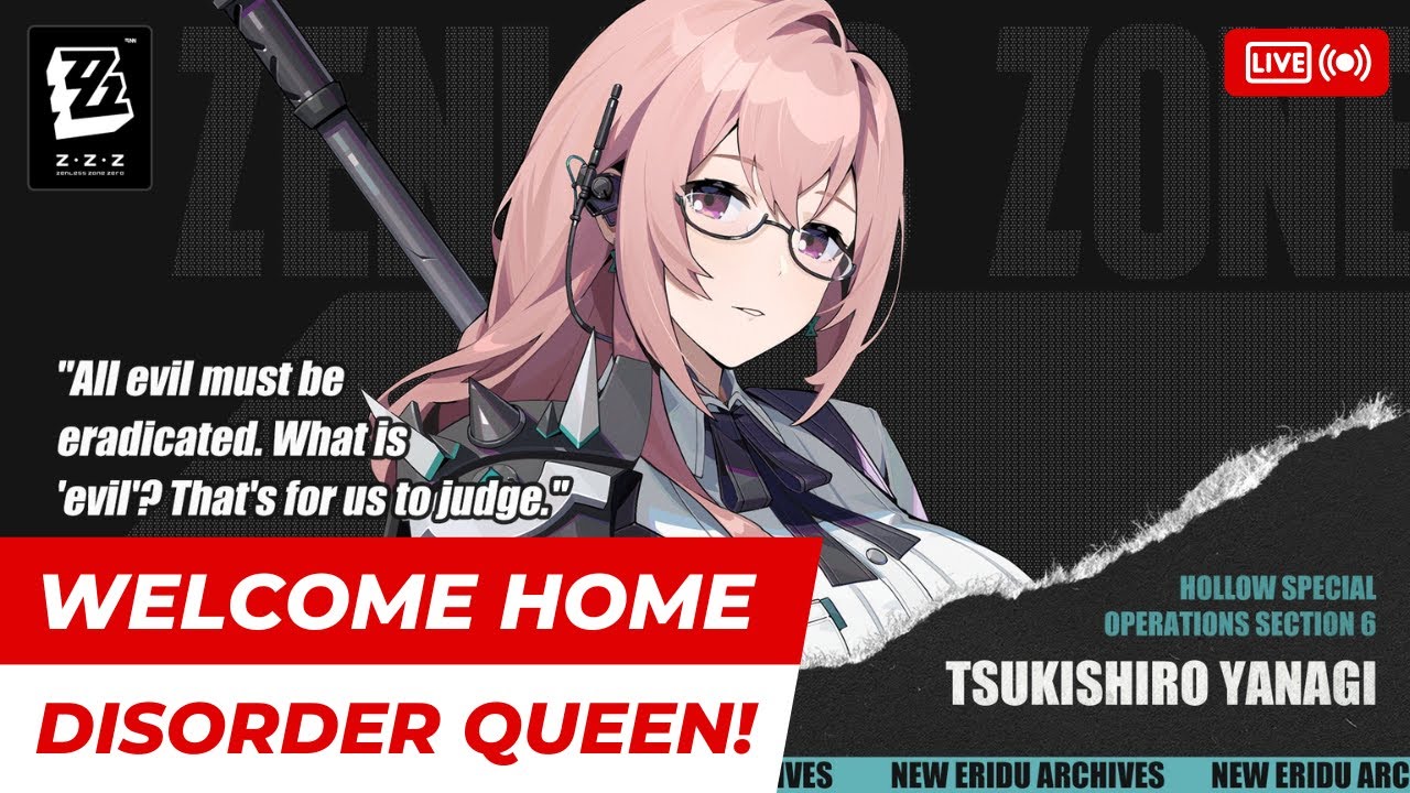 TSUKISHIRO YANAGI GACHA! DISORDER QUEEN!? - LIVE ZENLESS ZONE ZERO (ID/EN) - YouTube