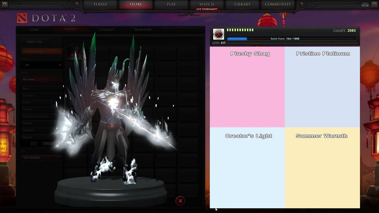 Dota 2 - Terrorblade Arcana Creator's Light - YouTube